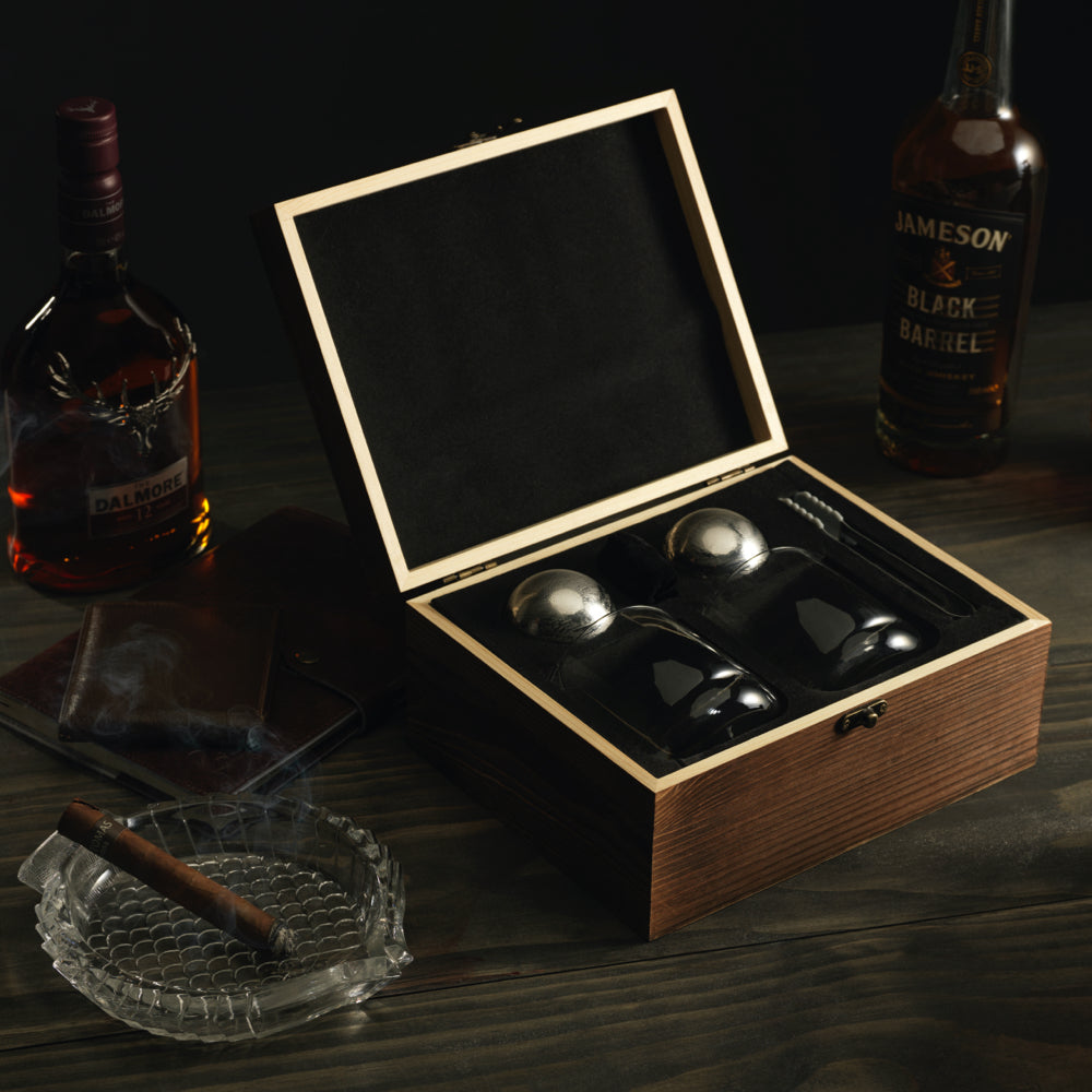 Extra-Large Whiskey Cooling Stones & Glasses – Infused Barware